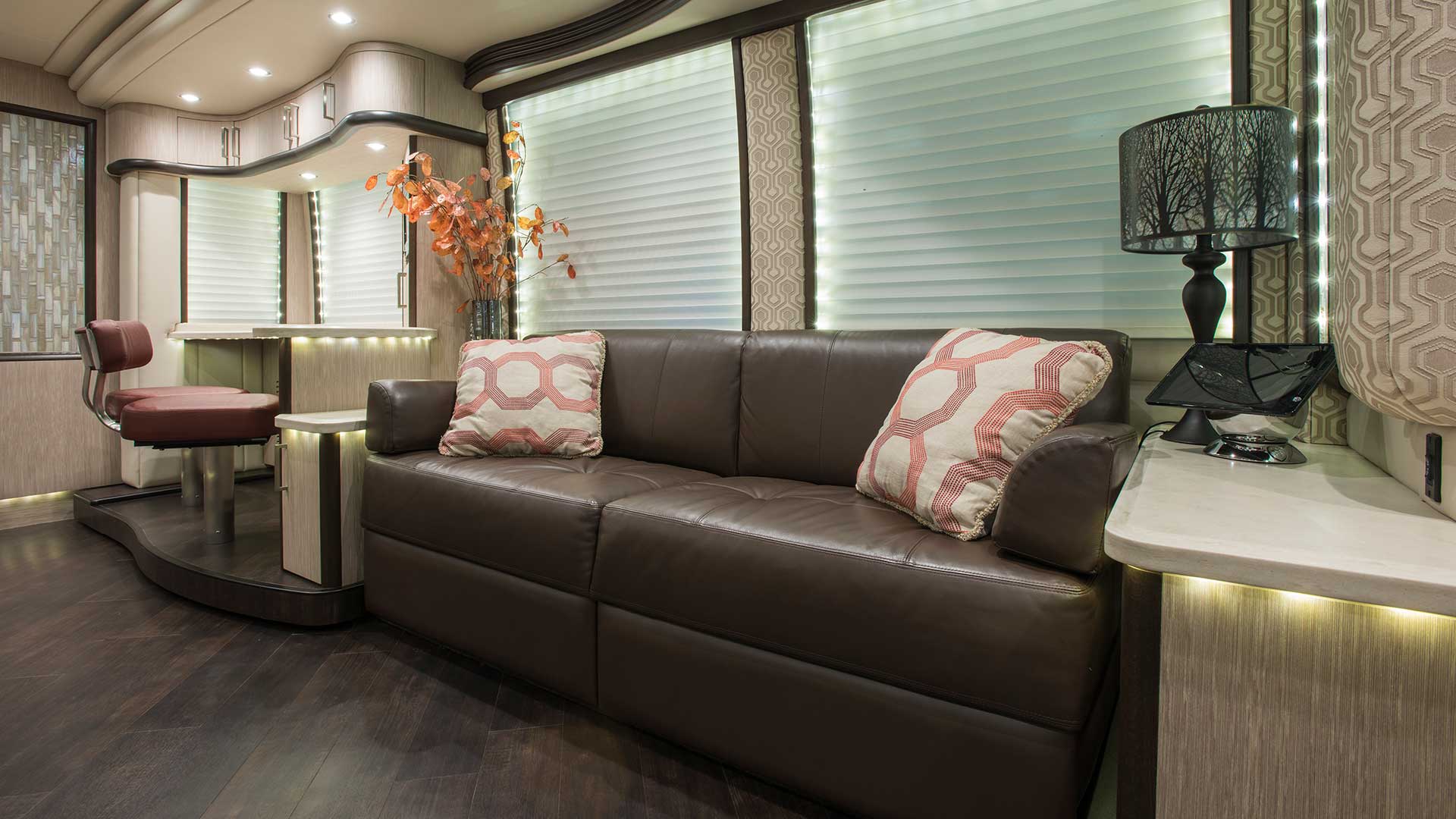 Liberty-Coach-811-A-Couch-Gallery - Custom Luxury Motorcoach