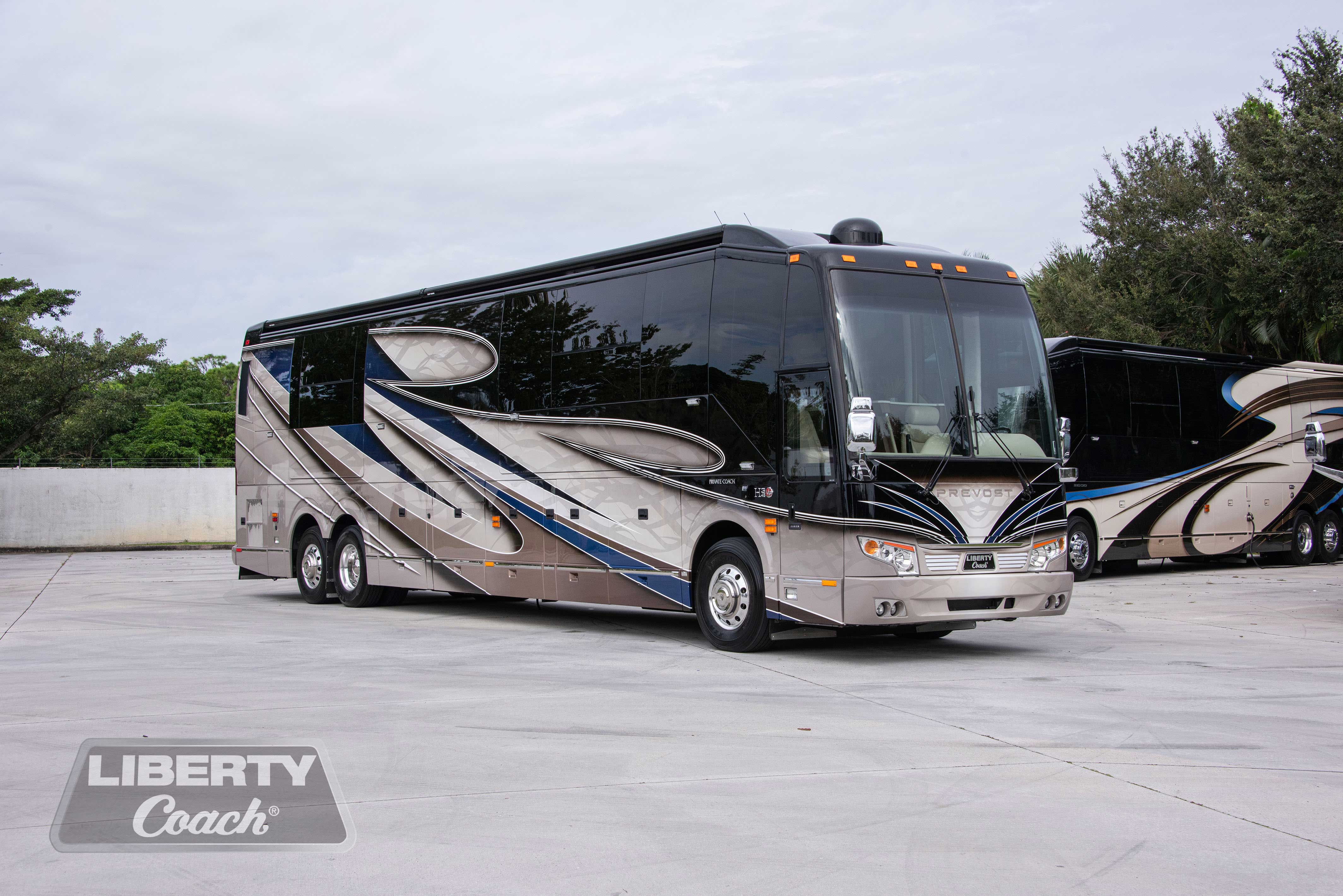 Liberty-Coach-902-A-Exterior-Overview - Custom Luxury Motorcoach