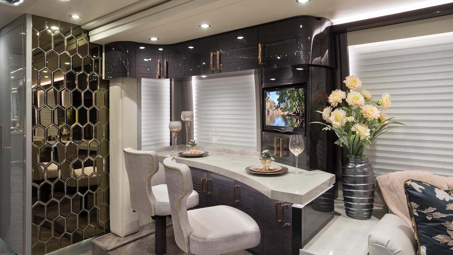 Getting That Glow: The New Look of Liberty - Custom Luxury Motorcoach