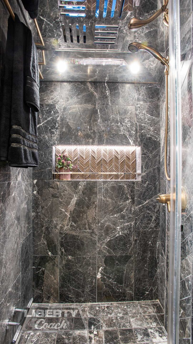 Libeerty-Coach-5465-Shower-Gallery - Custom Luxury Motorcoach