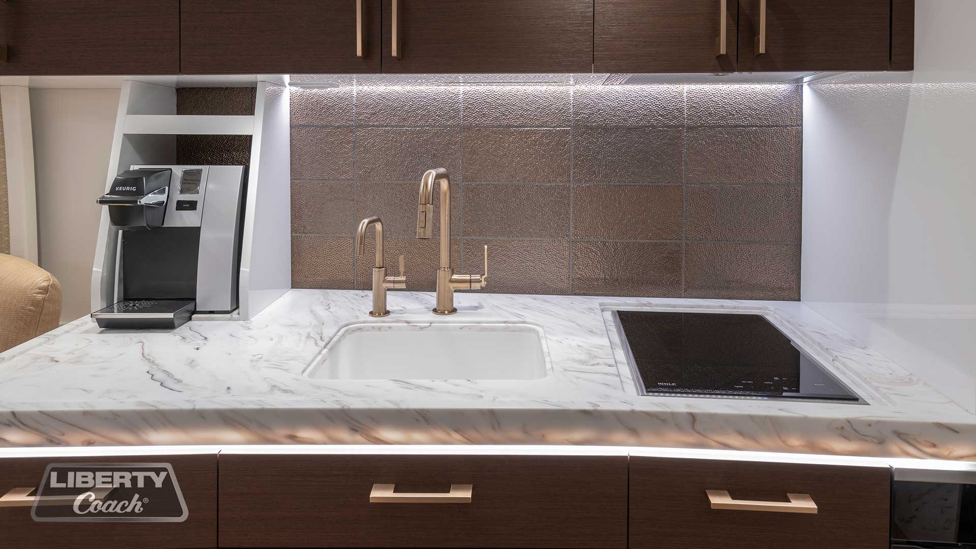 Liberty-Coach-5394-Galley-Gallery - Custom Luxury Motorcoach