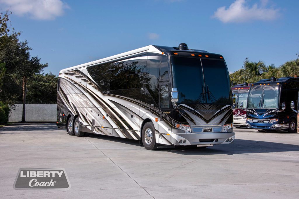 Liberty-Coach-886-Exterior-Overview - Custom Luxury Motorcoach