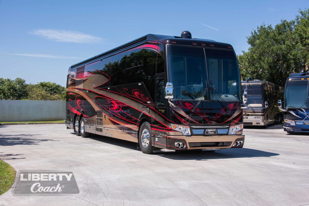 Liberty-Coach-5403-Exterior-Overview - Custom Luxury Motorcoach