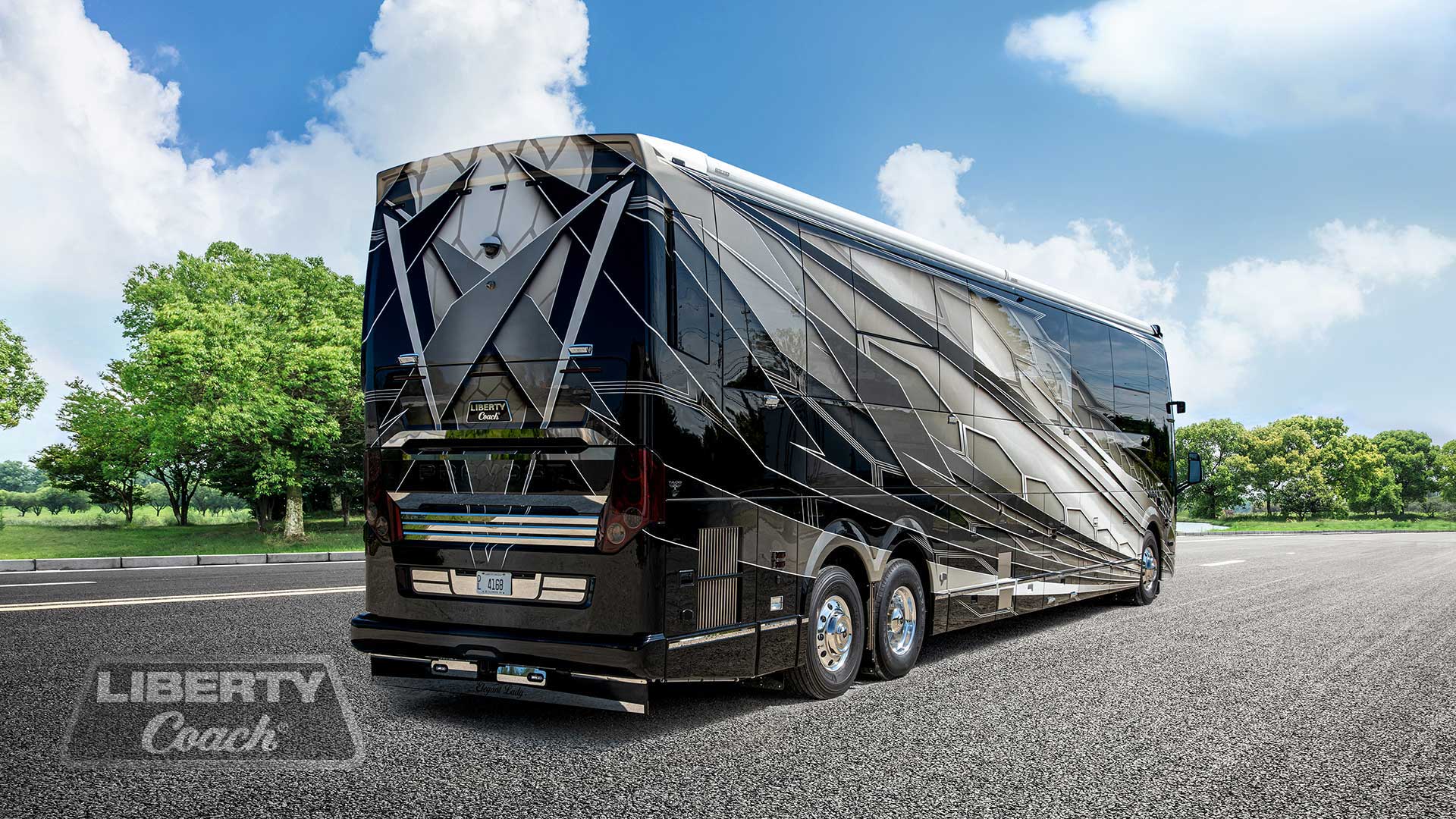 Liberty-Coach-914-Exterior-3-Gallery - Custom Luxury Motorcoach