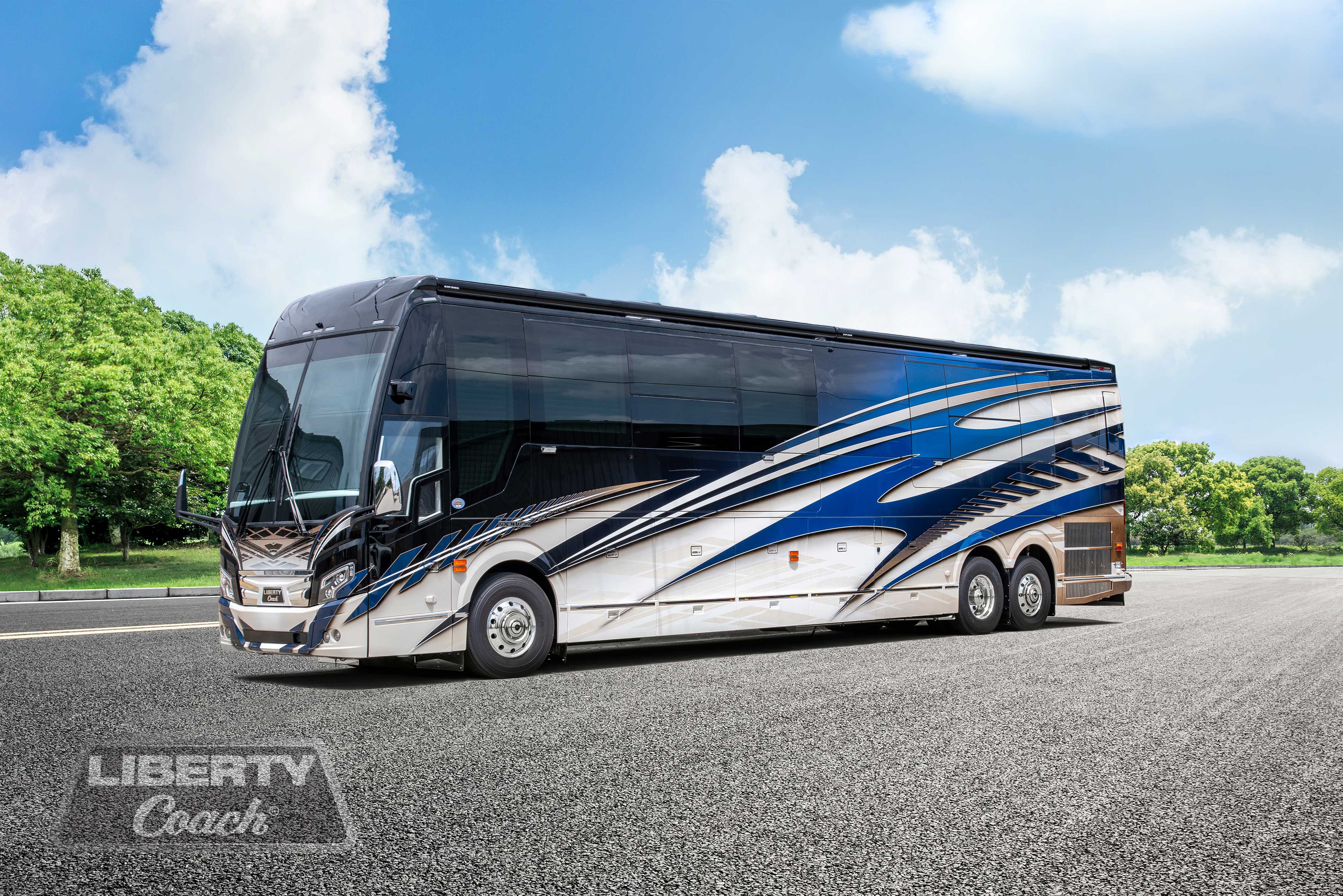 Liberty-Coach-924-Exterior-Overview - Custom Luxury Motorcoach